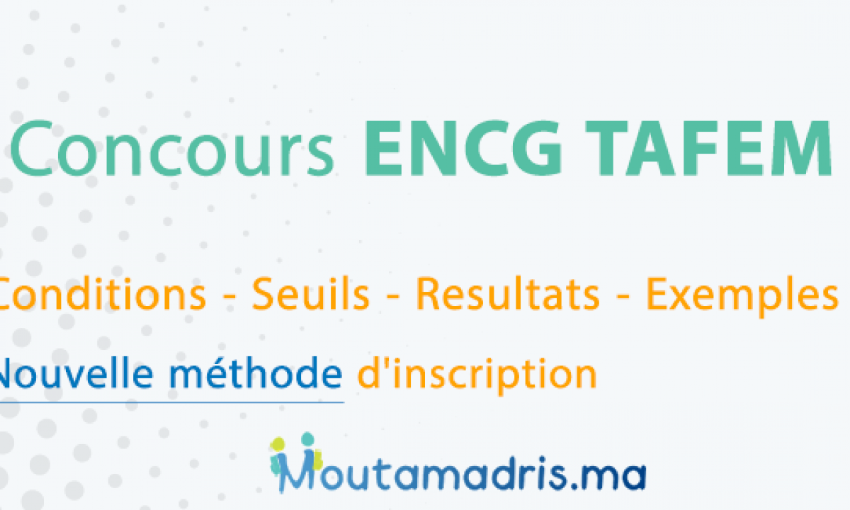 Avis d 'inscription - ENCGT