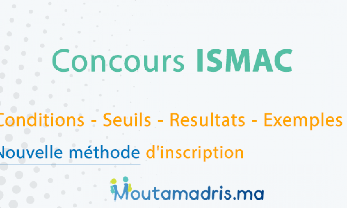 ismac rabat seuil
